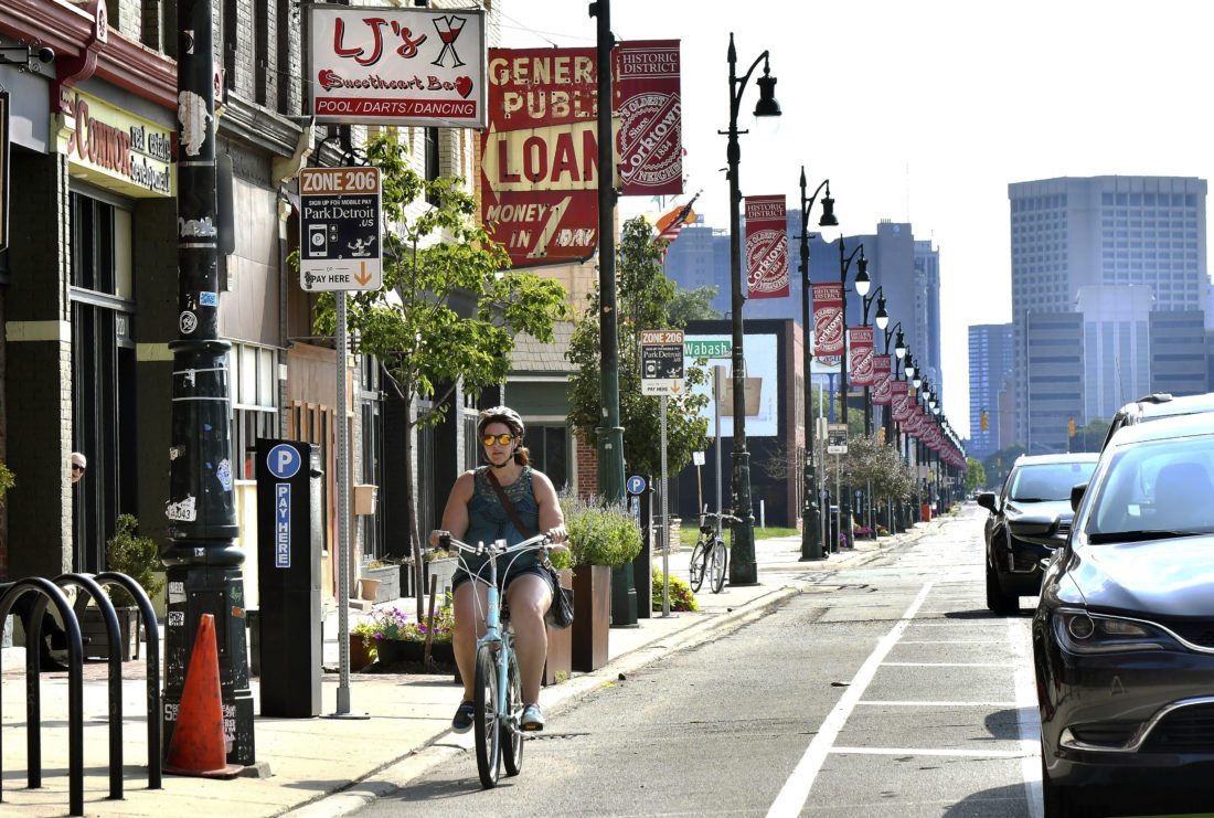 Detroit creates protected bike lanes | News, Sports, Jobs - The Mining ...